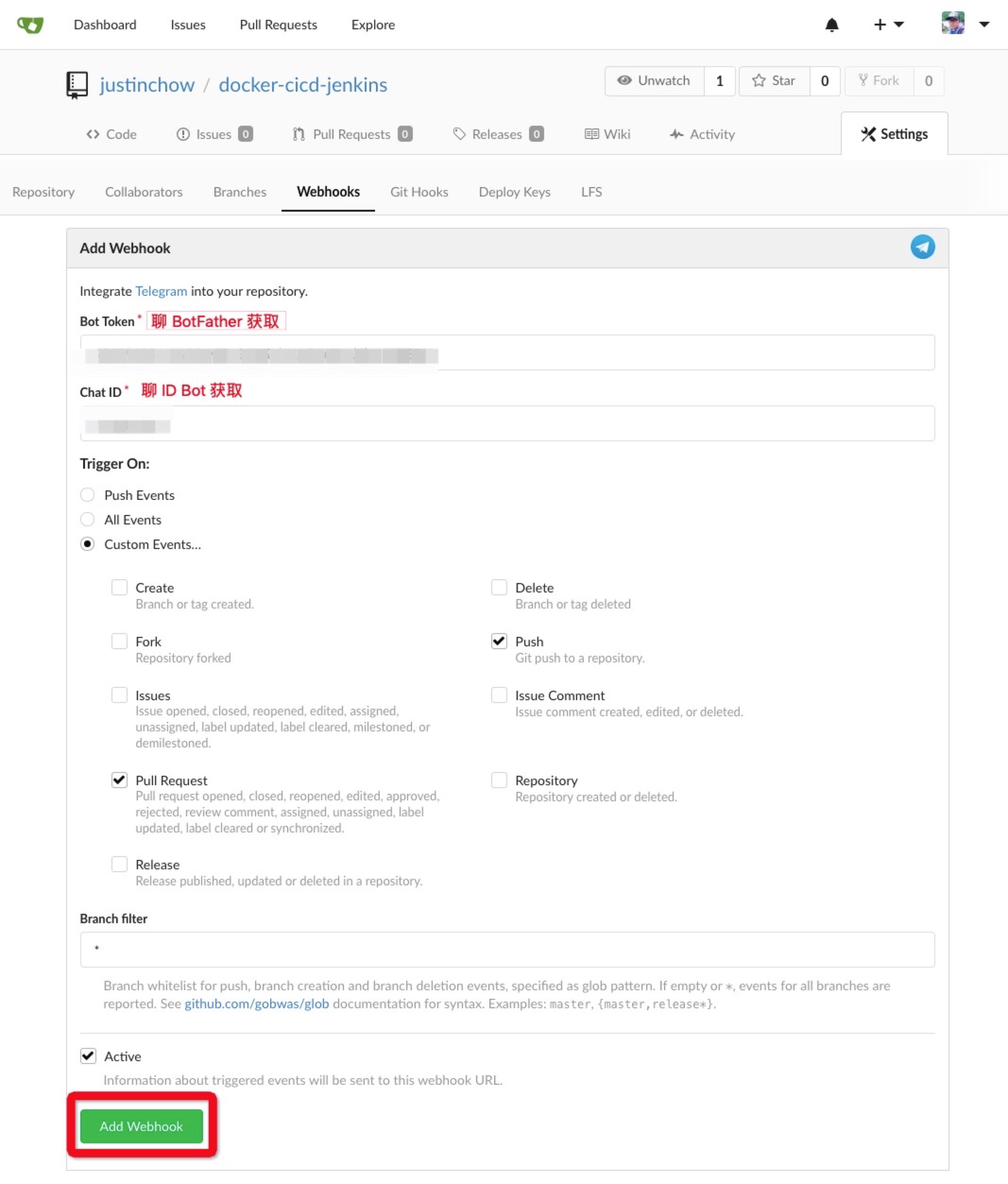 Gitea 集成 Webhook 操作 | OnO